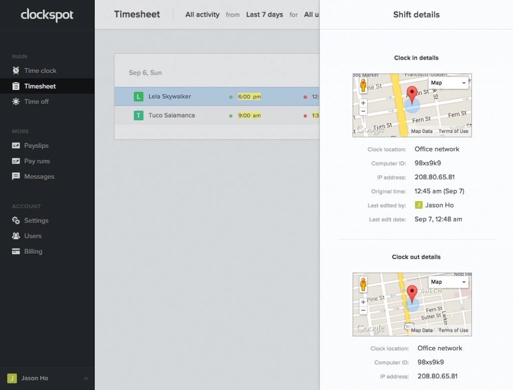 How to enable geolocation tracking – Clockspot Help & Support