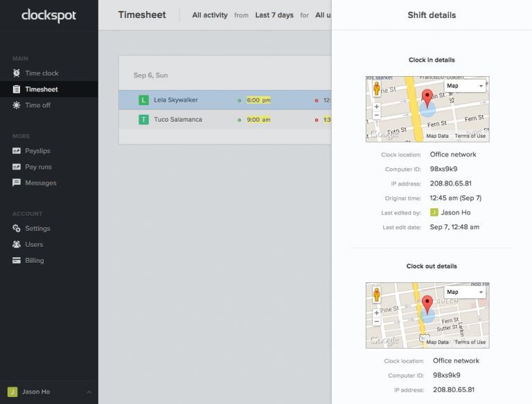 How to enable geolocation tracking – Clockspot Help & Support